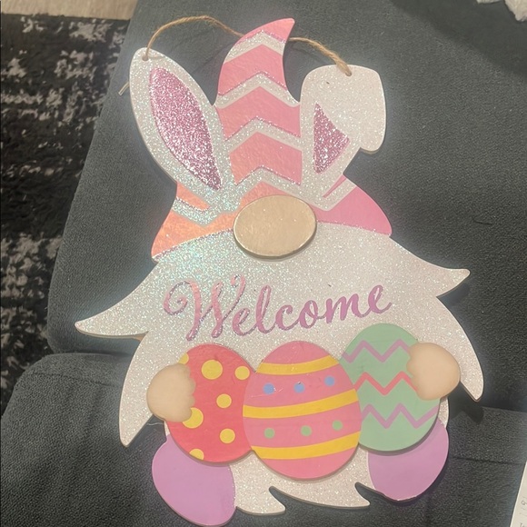 Holiday | Easter Bunny Welcome Sign | Poshmark